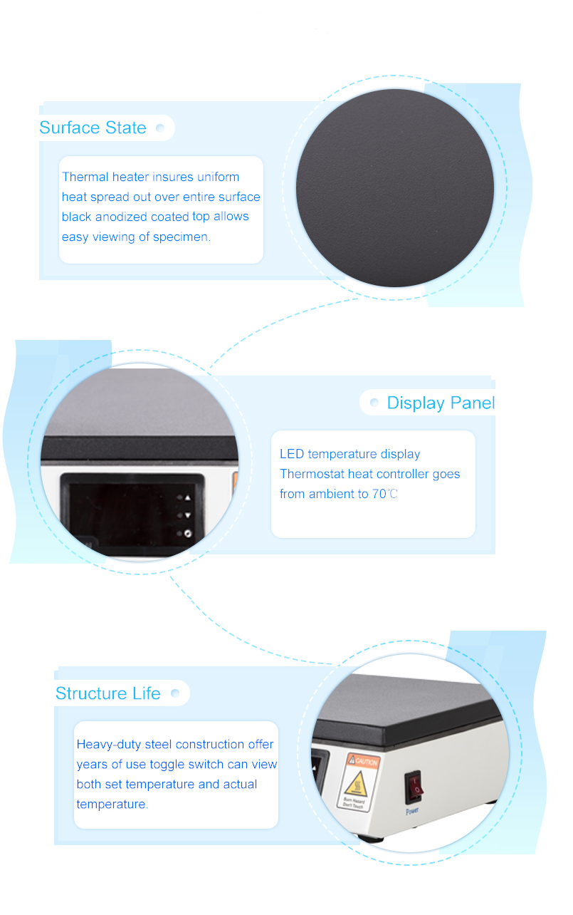 Innovative Slide Warming Table - New Modular Design Excellence